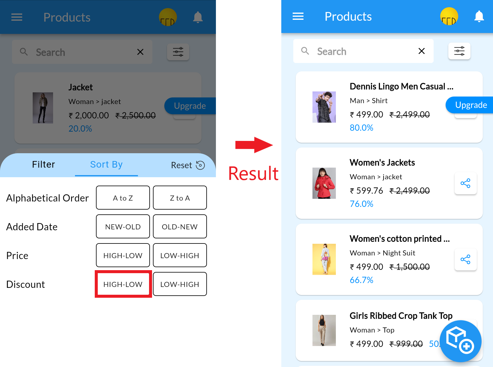 Manage Product List | MoreCustomersApp